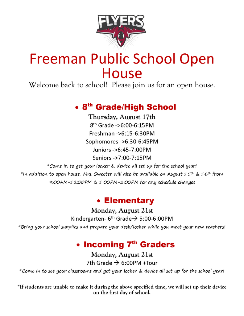 Live Feed | Freeman School District 33-1